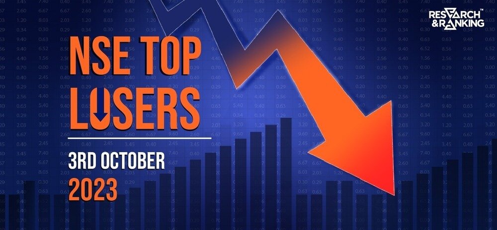 Top Losers Today: 3rd Oct 2023 at Nifty Closing